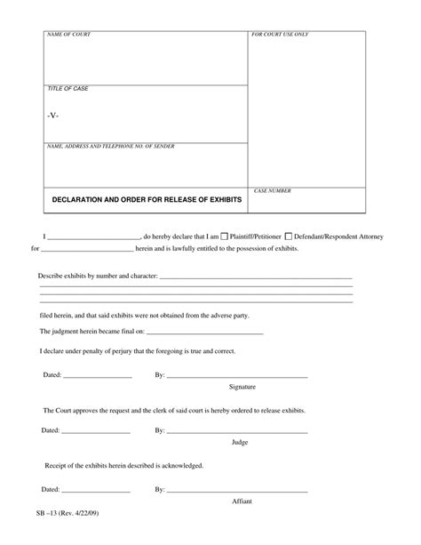 Form Sb 13 Fill Out Sign Online And Download Printable Pdf County
