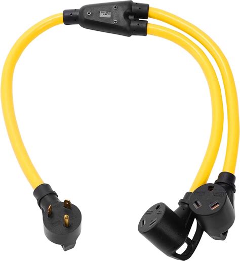 Onetak Nema Tt 30p To 2 Outlet Tt 30r Y Splitter Stw 3 Feet 3 Prong