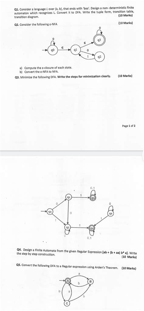 Solved Subject Theory Of Computation Please Send Me All