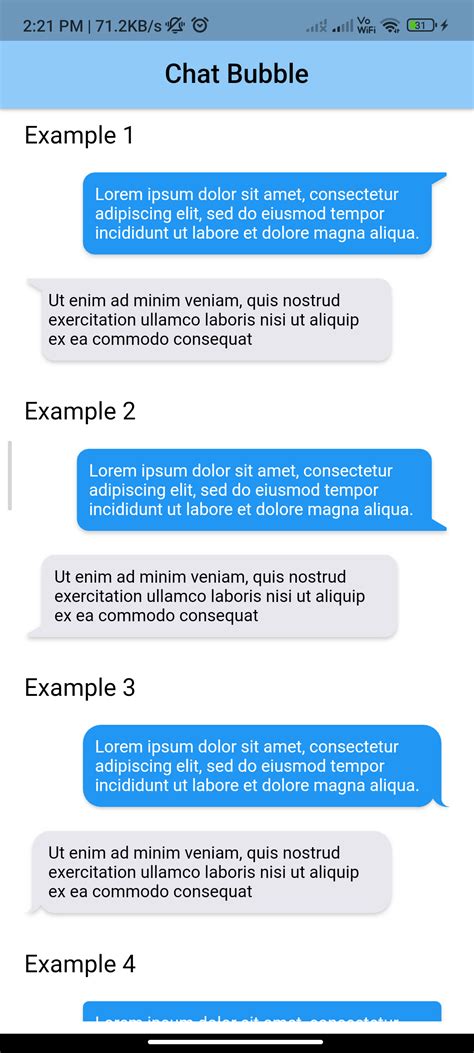 How To Implement An Chat Bubble In Flutter Flutterone