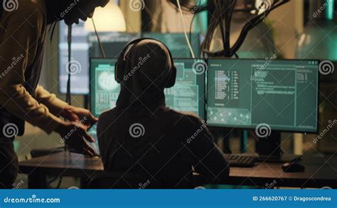 Female Thief Using Her Knowledge Of Network Systems Stock Video Video Of Hacktivism