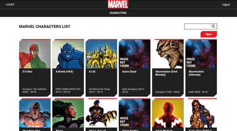 GitHub LucasAzoli MarvelApp Site dos conteúdo da API da Marvel
