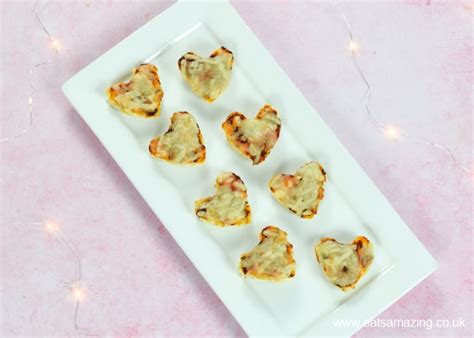 Heart Shaped Mini Naan Bread Pizzas Recipe Eats Amazing