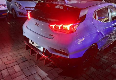 제이커스텀파츠전차종립댐벨로스터n연장킷플레이트벨로스터n리어디퓨져장착리어디퓨져 네이버 블로그