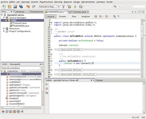 Crear Pantallas Gráficas Canvas En J2me Desde Netbeans Sitio Web De