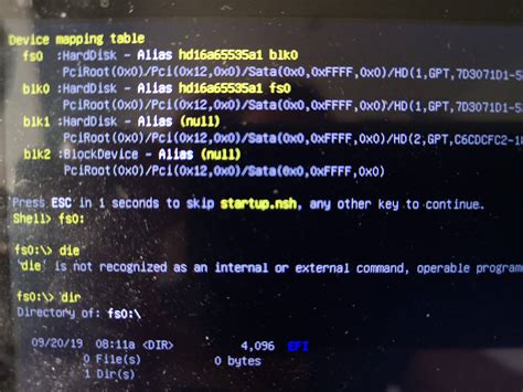 Command Line Ubuntu Laptop Boots In EFI Shell Instead Of OS Ask Ubuntu