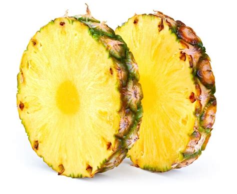 Premium Photo Ripe Pineapple Fruit Isolated On White Background