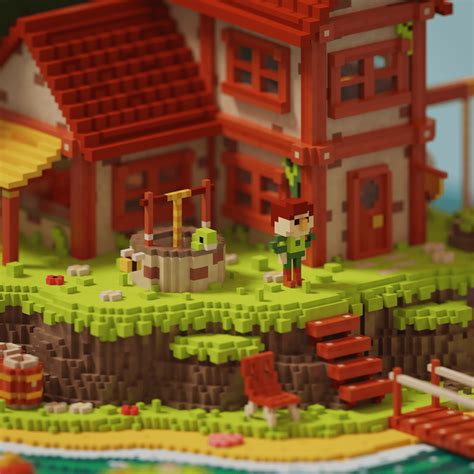 Animated Little Voxel Island Rvoxel