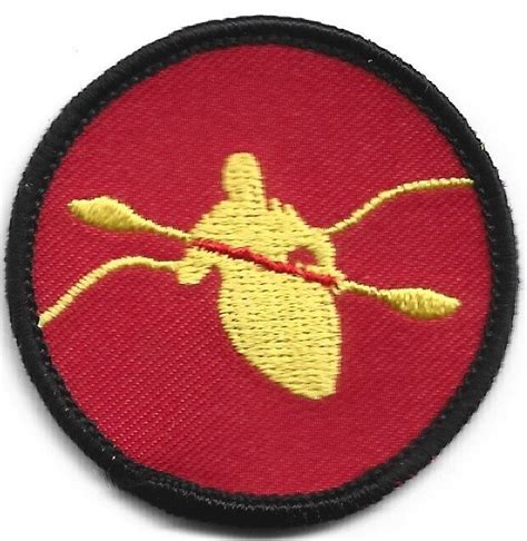 Canoeing Kayaking Fun Badge Badges And Things Coventry Scout Shop