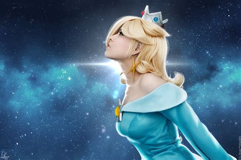 Princess Rosalina Cosplay From Super Mario Galaxy Stylized Wig