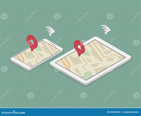 Synchronization Of Smartphone And Tablet Pc Stock Vector Illustration Of Mark Network 46923856