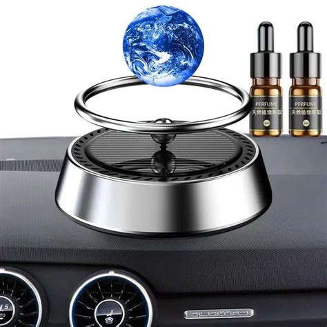 Вращающийся на солнечной батарее автомобильный освежитель воздуха аромадиффузор вращающийся