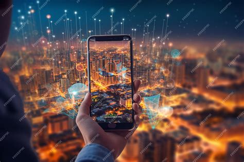 Artificial Intelligence Looking At Smart City Ai Control City Infrastructure Generative Ai