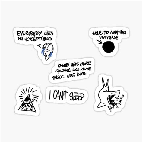 Graffitis Life Is Strange Sticker For Sale By Bodzasara Redbubble