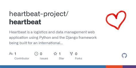 Github Heartbeat Projectheartbeat Heartbeat Is A Logistics And Data Management Web