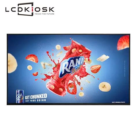 Wall Mounted Indoor Digital Signage Lcd Display Media Poster Smart Tv Computer Monitor Touch