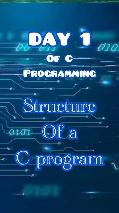 day 1 structure of c programming cprogramming computerscience