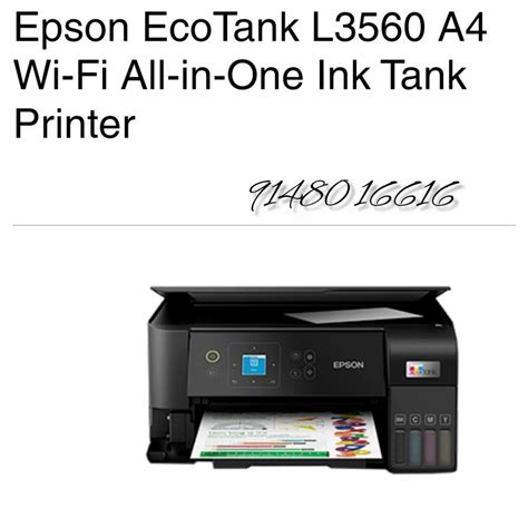 Epson Printer L3560 At ₹ 16800 Epson Ecotank Printers In Bengaluru