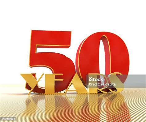 황금 번호 50 골드 라인의 전망의 배경으로 단어 년 3 차원 일러스트 레이 션 0명에 대한 스톡 사진 및 기타 이미지 Istock