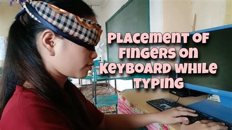 Proper Placement Of Fingers On Keyboard While Typing Youtube