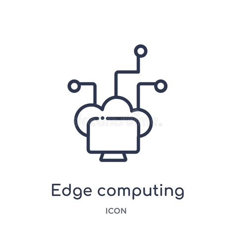 Linear Edge Computing Icon From General Outline Collection Thin Line