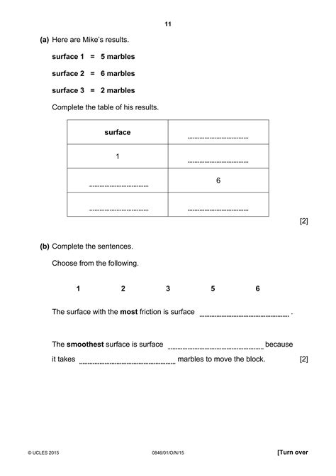 Primary Checkpoint Science 0846 October 2015 Paper 1 Pdf