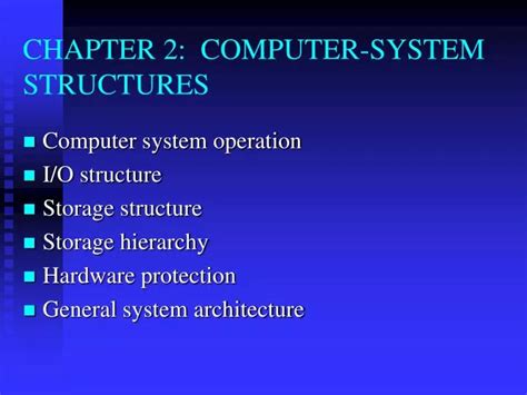 Ppt Chapter 2 Computer System Structures Powerpoint Presentation