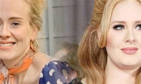 Adele Em Transformação Surpreendente O Antes E Depois Da Maquilhagem