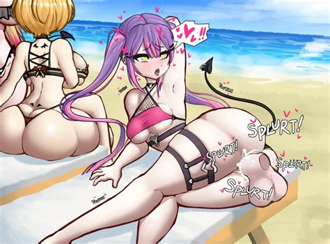 Virtual Youtuber Yozora Mel Yuzuki Choco And Tokoyami Towa Hololive