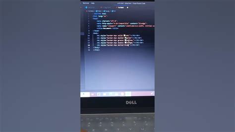Border Style In Html Css Webdeveloper Trending Shorts Youtube