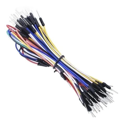 Paquete 65 Jumpers Cable Dupont Varios Tamaños M M Protoboard Arduino Pic Ipower Electronics