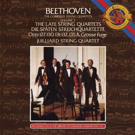 Beethoven The Late String Quartets 441khz Flac 索尼精选hi Res音乐