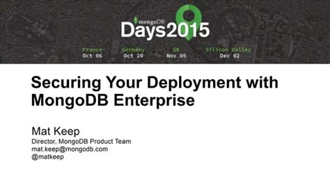 Webinar Securing Your Data Mitigating The Risks With Mongodb Ppt