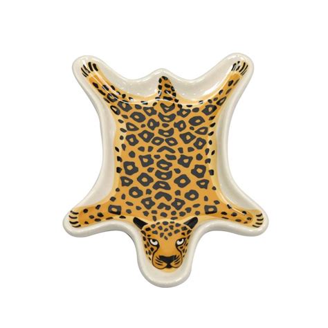 6 5 Leopard Ceramic Trinket Dish By Ashland® 6 5 X 4 75 Michaels® Trinket Dishes