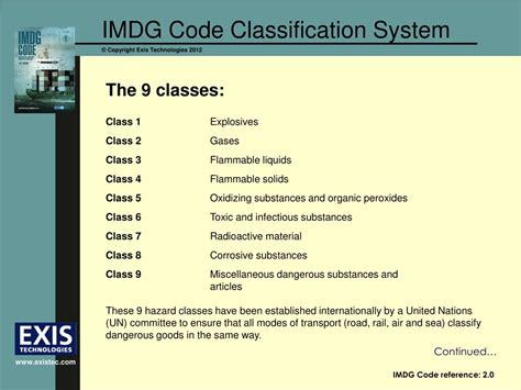 Ppt Introduction To Imdg Code Enhancing Safe Transport Of Dangerous Goods Powerpoint
