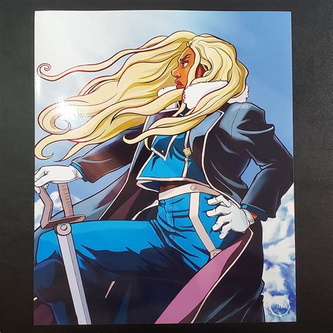 Olivier Armstrong Fmab Print Ice Queen Etsy