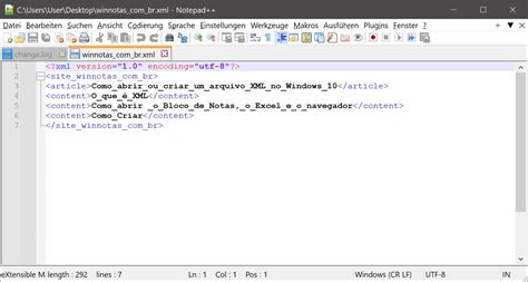 Como Abrir Criar Um Arquivo Xml No Windows Winnotas Br