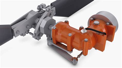 Helicopter Rotor System V 1 3d Model By Zurel
