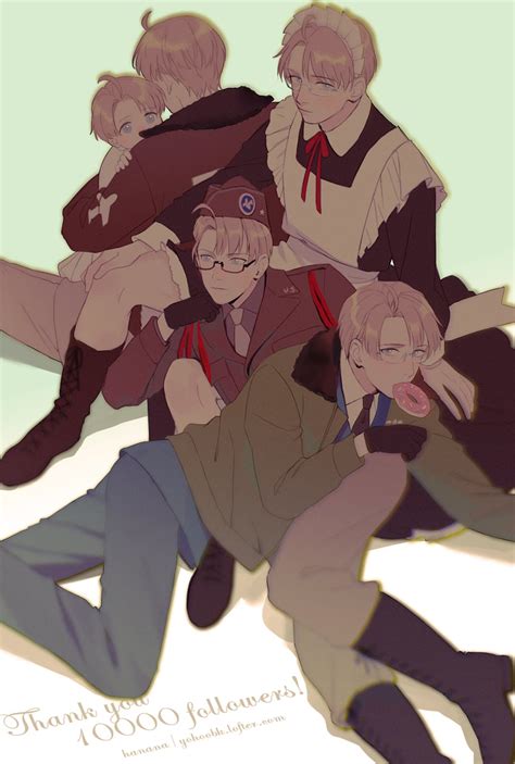 America Axis Powers Hetalia Drawn By Huacai Danbooru