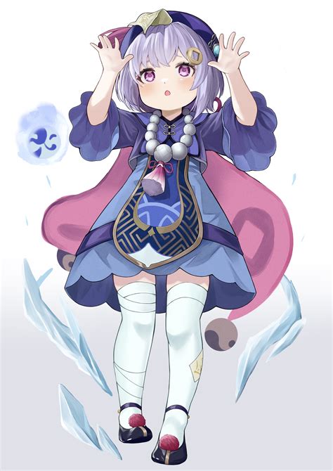 Qiqi Genshin Impact Drawn By Hako Reeema Danbooru