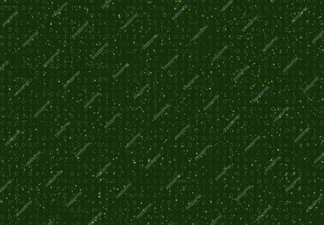 Premium Vector Streaming Binary Code Background Vector Illustration