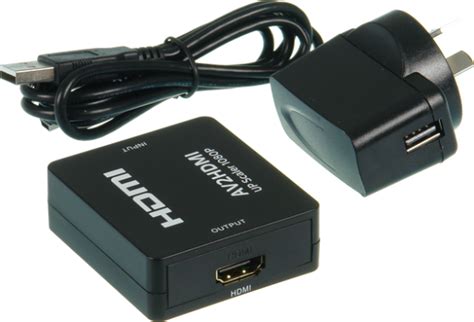 Composite Converter RCA AV To HDMI Output Wiltronics