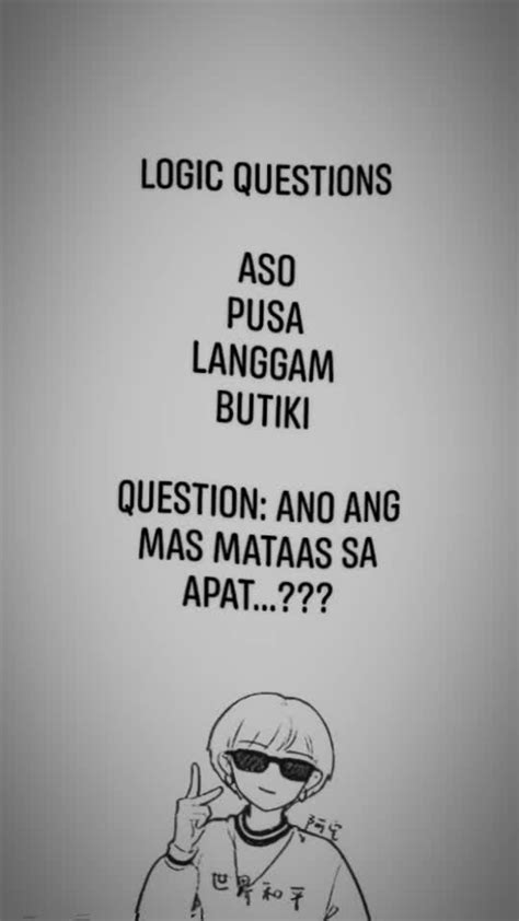 Tagalog Logic Quotes