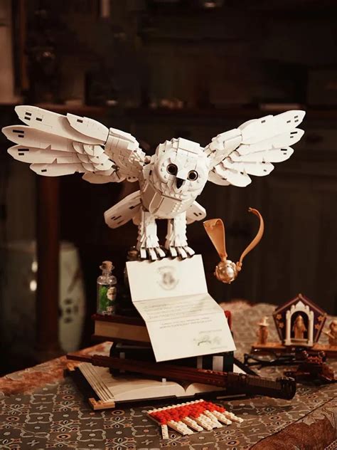 Lepins Build Block Owl Lovevery Block Set Harr Potter Owl House Potter
