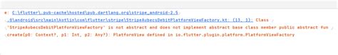 Flutter 3 Not Compiling · Issue 726 · Flutter Stripeflutterstripe