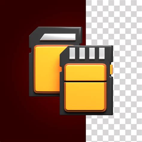 Premium Psd 3d Memory Card Illustration