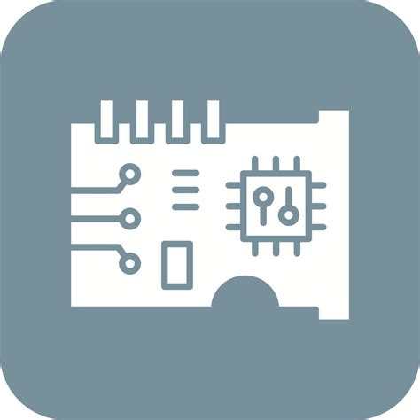 Circut Glyph Round Corner Background Icon 16047301 Vector Art At Vecteezy