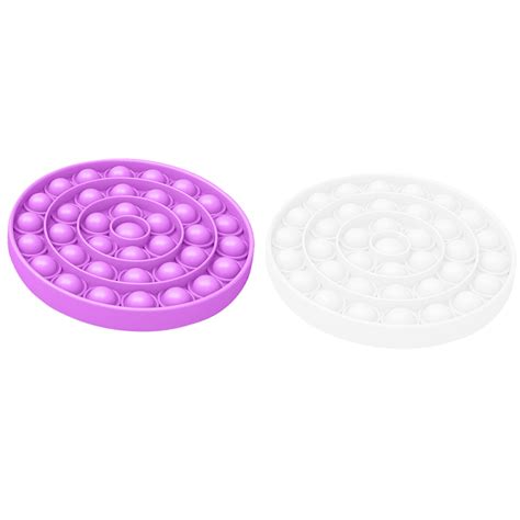 2pcs Push Pop Bubble Fidget Toys Pop It Anti Stres Grandado