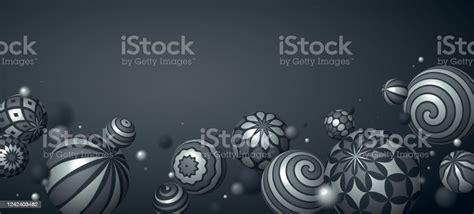 사실적으로 장식 된 금속 구 벡터 일러스트 레이션 패턴과 필드 효과의 깊이와 빛나는 금속의 아름다운 공 추상적 인 배경 3d 글로브 디자인 개념 예술 3차원 형태에 대한