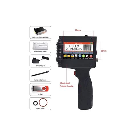 0 5 Inch Hand Held Date Coding Inkjet Printer Machine Price In